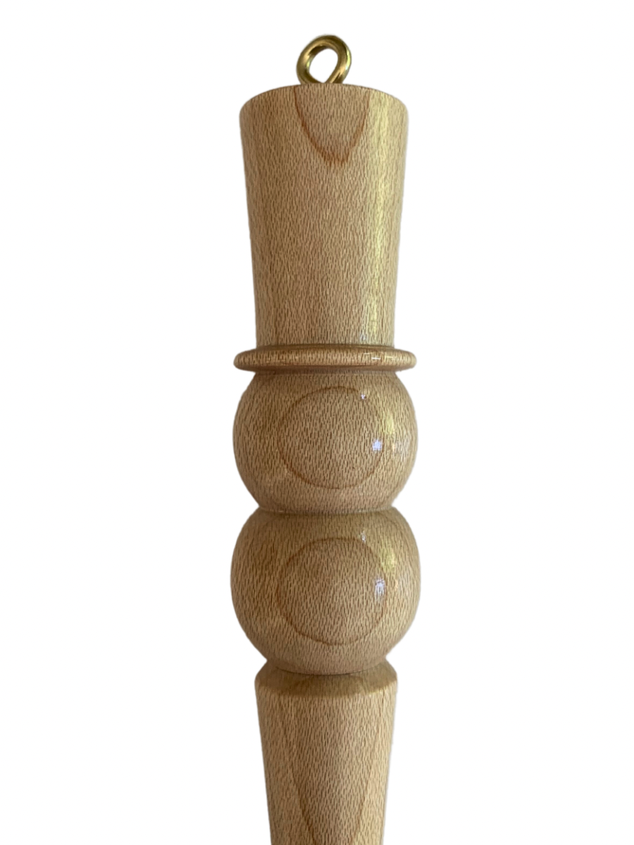 Icicle Snowman - Maple – BwA Woodturning