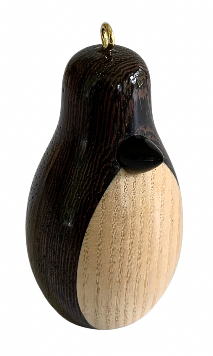 Penguin Peeps Ornament - Wenge – BwA Woodturning