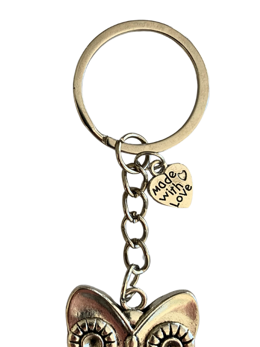 Owl Keychain - Spalted Tamarind – BwA Woodturning